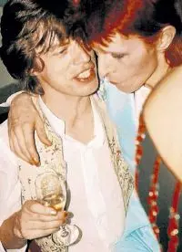 David Bowie și Mick Jagger