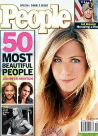 Por primera vez Aniston golpeó la lista de la mayoría de las mujeres bellas de la revista People en 2004