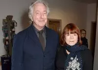 Alan Rickman coa súa esposa Roma Horton