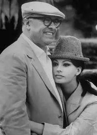 Sophie Loren with husband Carlo Ponti