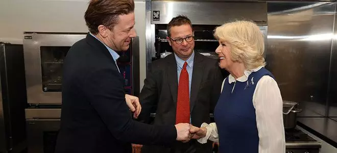 Jamie Oliver a Duchesse Camilla gouf Participanten an der Schluecht