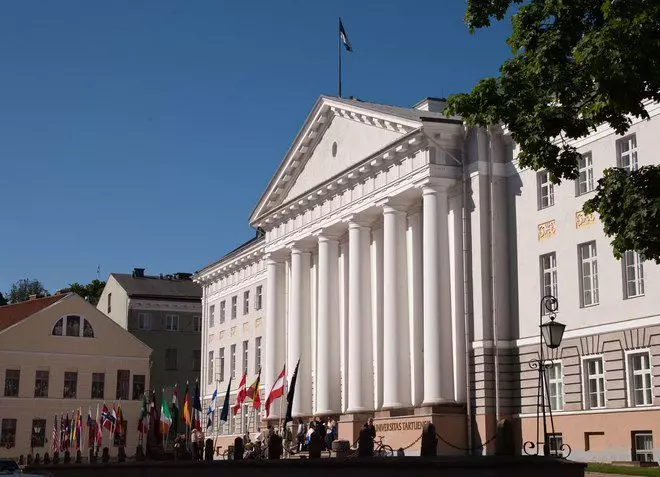 It haadgebou fan 'e Universiteit Tartu, wêryn it keunstmuseum leit