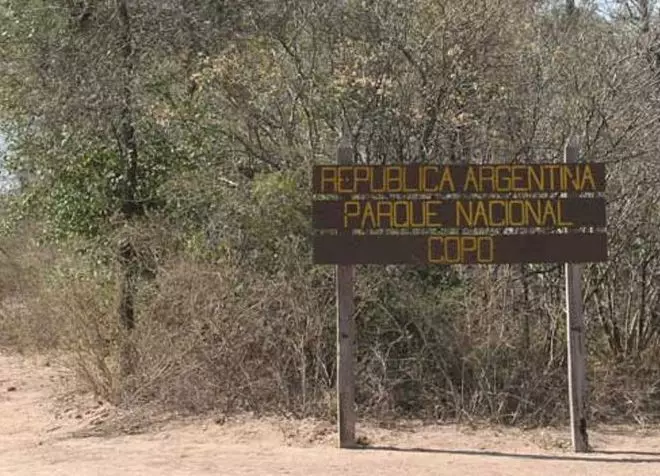 Entrée du parc national