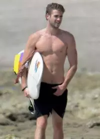 Liam Hemsworth on vacation