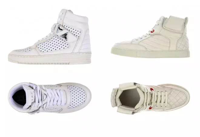 Sneakers femminili bianche alla moda - Converse e Lacoste, Adidas e Nike, Alta e bassa, sulla piattaforma e un cuneo 66289_11