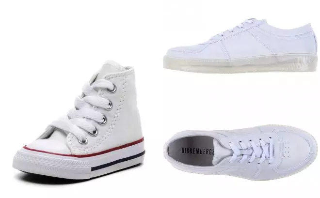 Fashionable White Female Sneakers - Converse og Lacoste, Adidas og Nike, High og Low, på platformen og en kile 66289_14