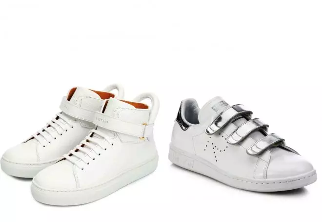 Sneakers femminili bianche alla moda - Converse e Lacoste, Adidas e Nike, Alta e bassa, sulla piattaforma e un cuneo 66289_7