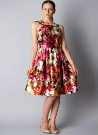 Vestidos de moda con impresión floral 4