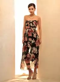 Vestidos de moda con impresión floral 5