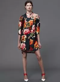 Floral Print bilan moda liboslari