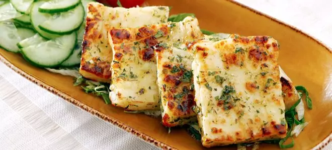 Sūrio haluumi - salotos receptas, omletas ir sumuštinis su sūriu, ką galima pakeisti 