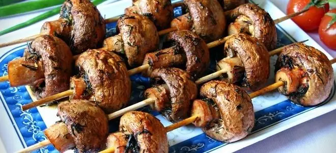 Como champignons marinhas para kebabs em soja, creme de leite, limão e molho acético? 6864_5