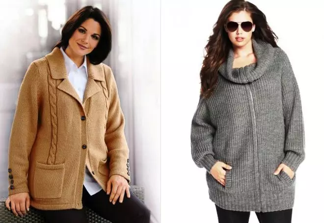 What to wear a beautiful female knitted coat - long, short, oversis, warm 68681_14