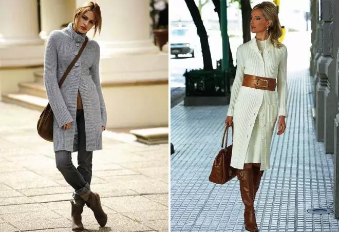 What to wear a beautiful female knitted coat - long, short, oversis, warm 68681_15