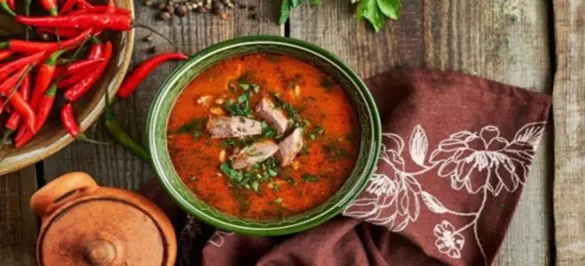 Classic Kharcho Recipe With Beef with Rice and Potatoes, Tomatoes, Garlic 7071_7