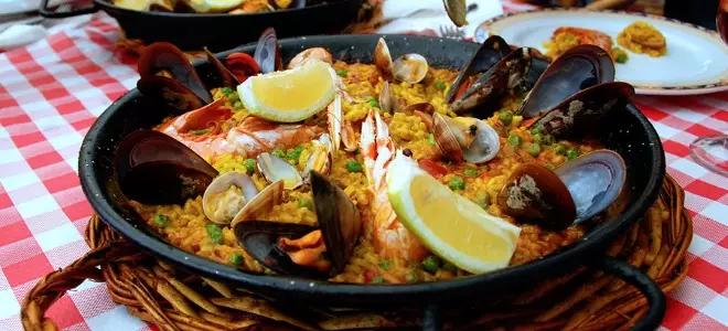 Paella met Seafood Classic Spaans