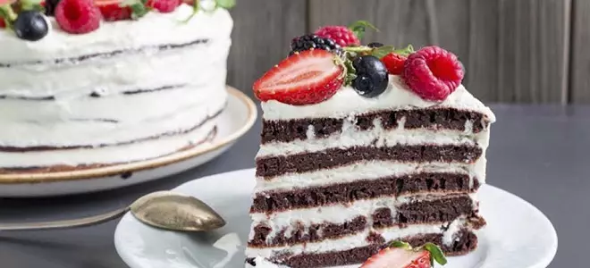 Chocolate cake in a pan - recipe