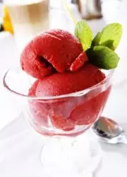 Receita de Sorbet.