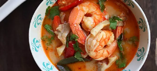 Tom Yam - Resep dengan Santan