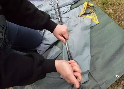 How to assemble a tent 2