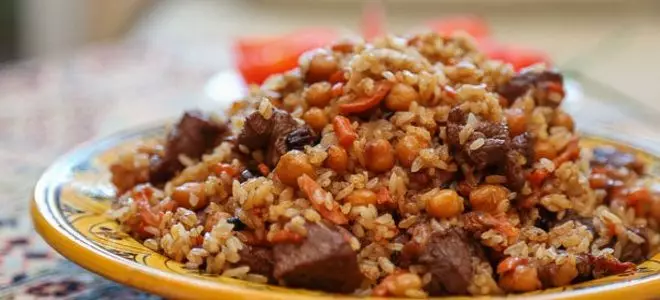 Cách nấu Pilaf bằng không và gạo