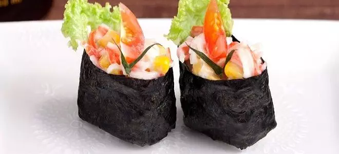 Sushi ing omah - resep-rasi, saos, jahe pickled lan gulung kanggo gulung 7346_8