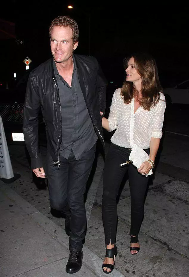 Randy Gerber con la esposa Cindy Crawford