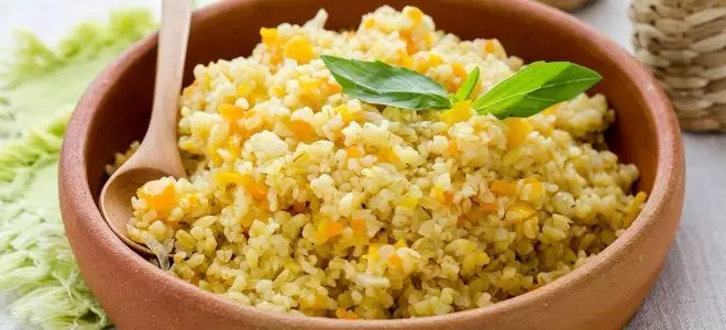 Cháo trong một nồi nấu chậm - Cách nấu Bulgur, Artek, Manna, Pea, Ngô, Bí ngô và Cháo khô 7412_9