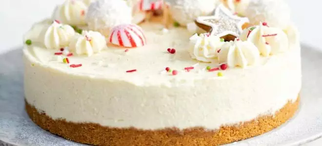 Cheesecake dari keju cottage di oven - resep dengan buah beri, pisang, susu kental dan krim 7496_13