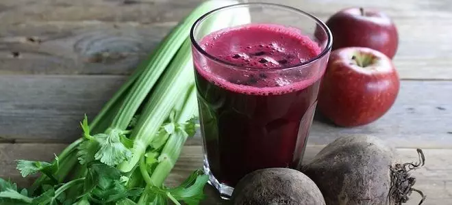 Smoothie van beet en seldery