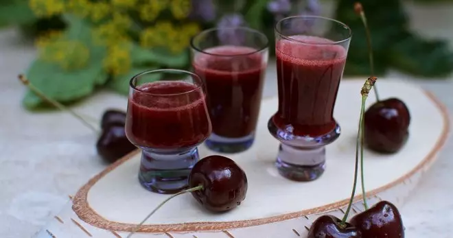 Anggur céri sareng tulang - nikmat anu lezat alkohol di bumi
