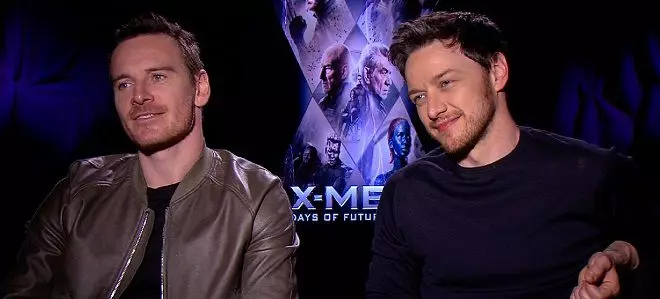 Michael Fassbender און James Mcavoy