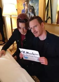 Michael Fassbender און James Mcawa ליבע צו טראַכטן