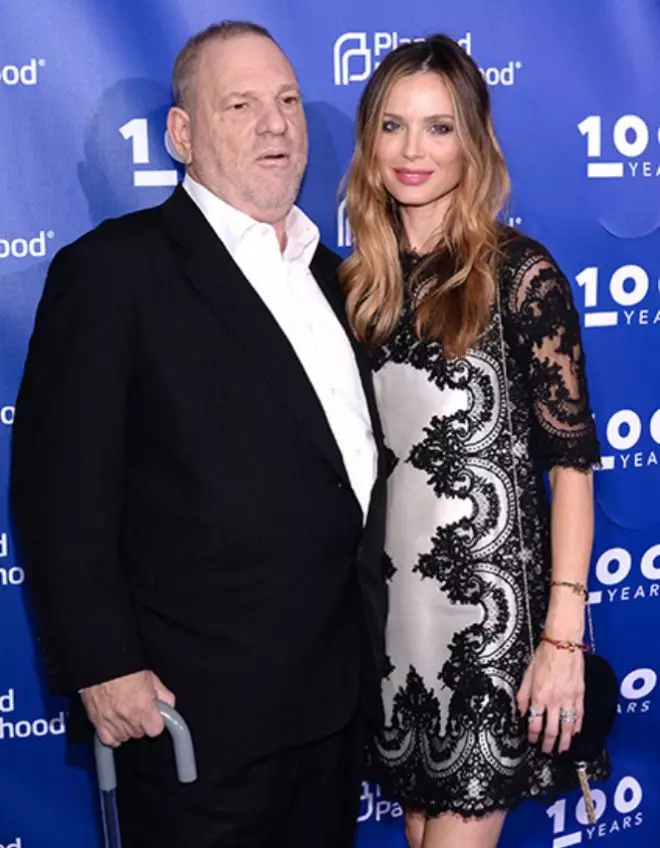 Harvey Winestein y Georgina Chapman