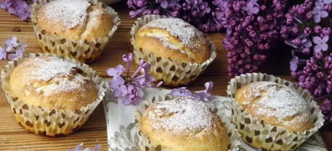 Muffins con queixo cottage - Receita