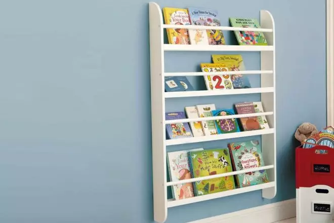 Prestatges en una habitació infantil per a llibres i joguines: opcions interessants 8085_3