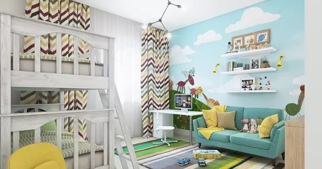 Gyermekszoba dekoráció - Fényes ötletek a fali dekorációhoz és a mennyezethez