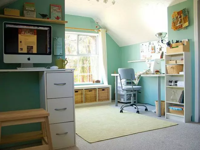 Arrangement of attic in the house - how to arrange under the nursery, bedroom 8147_15