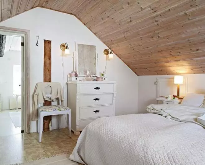 Arrangement of attic in the house - how to arrange under the nursery, bedroom 8147_8