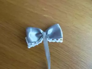 (Bow-Butterfly საწყისი Satin Ribbon ფოტო 7)