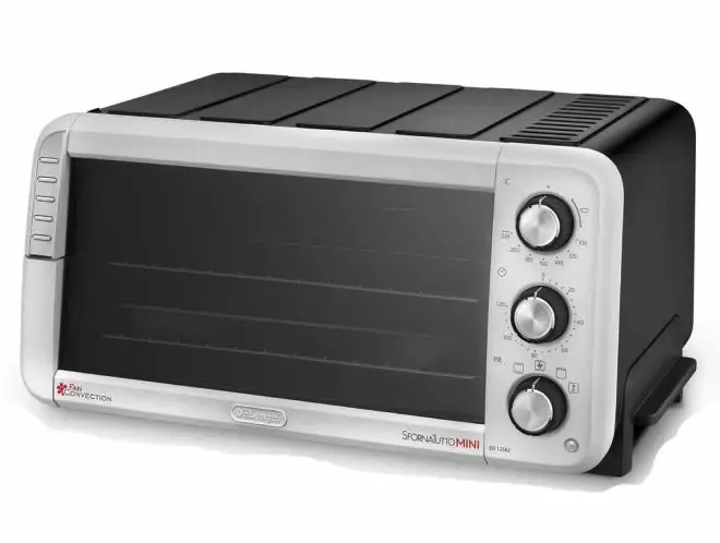 Mini-oven - bestaande soorten apparatuur, tips over het kiezen van de beste modellen waardering 8702_7