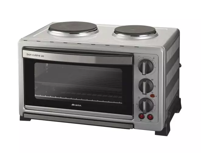 Mini oven - jenis aya pakakas, tips on milih nu pangalusna rating model 8702_9