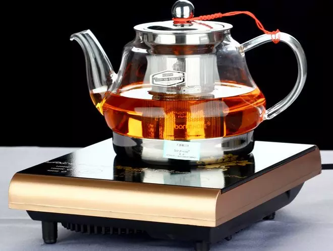 Glass kettle para sa mga plato, pinainit, pindutan at para sa paggawa ng serbesa tsaa 8766_5