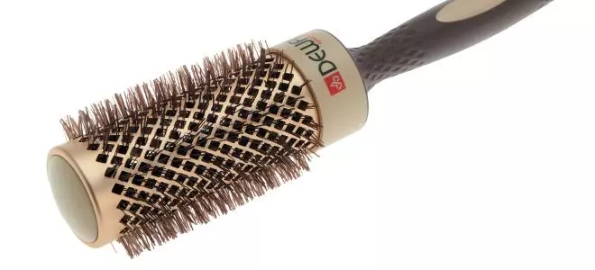 Brasing za lase - kaj je to? Round Hair Styling Comb, Bashing Polaganje 9345_3