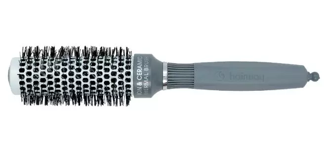 Brasing za lase - kaj je to? Round Hair Styling Comb, Bashing Polaganje 9345_4